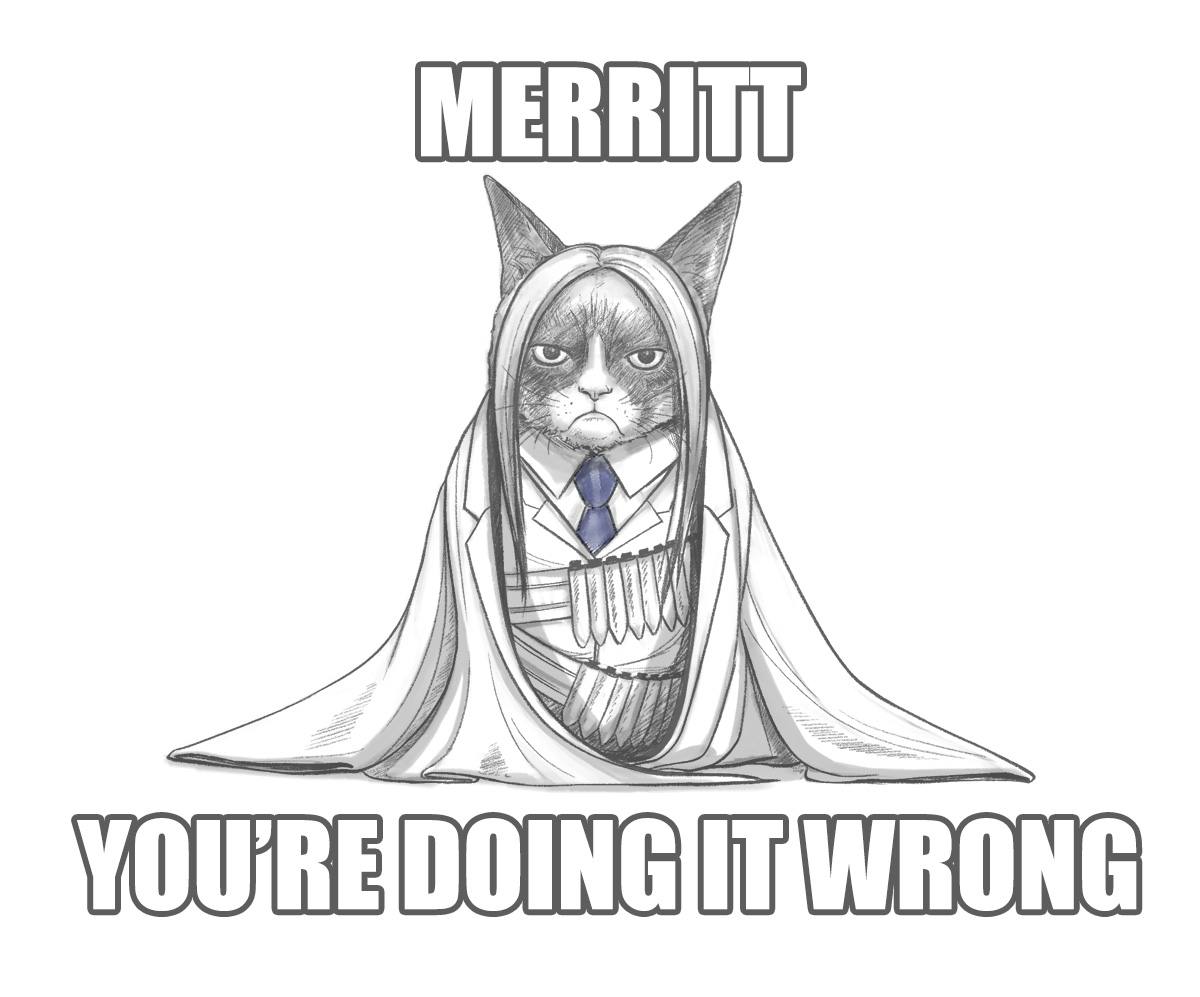 Archer as Grumpy Cat - Merritt Story Book 1 Discord Event Sketches ...